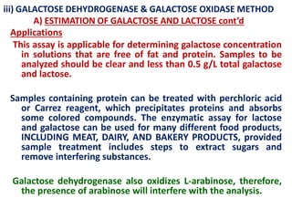 General methods for analysis of food carbohydrates | PDF