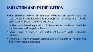 GENERAL METHODS OF ISOLATION AND PURIFICATION OF MARINE__MPHARM.pptx