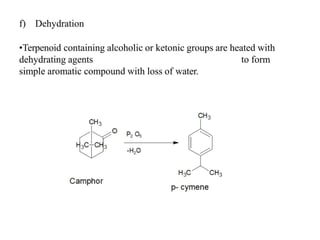 GENERAL METHODS OF STRUCTURAL ELUCIDATION OF TERPENOIDS.pptx