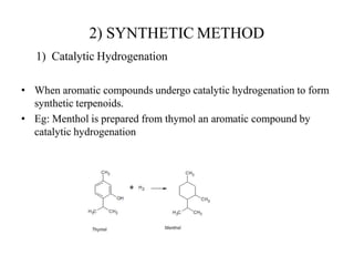 GENERAL METHODS OF STRUCTURAL ELUCIDATION OF TERPENOIDS.pptx