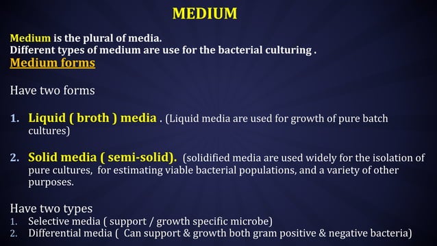 Microorganisms Cultivation Isolationpurification And Characterization