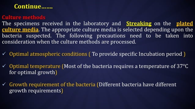 microorganisms cultivation, isolation,purification and characterization. | PPTX