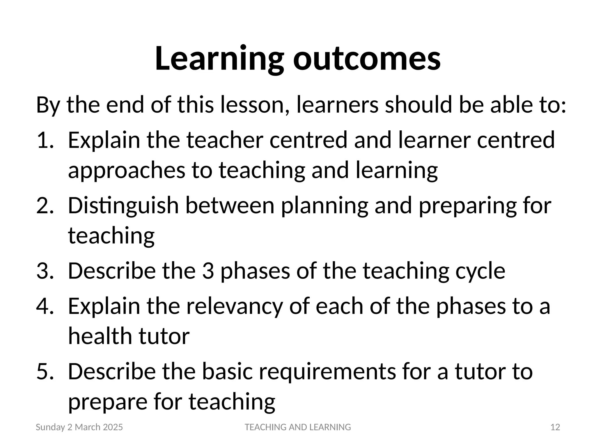 General Methods Of Teaching And Learning Pptx