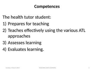 General Methods Of Teaching And Learning Pptx
