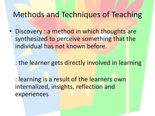 General methods, strategy and techniques of teaching | PPT