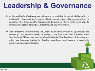 'General Mills' Sustainability | PPTX