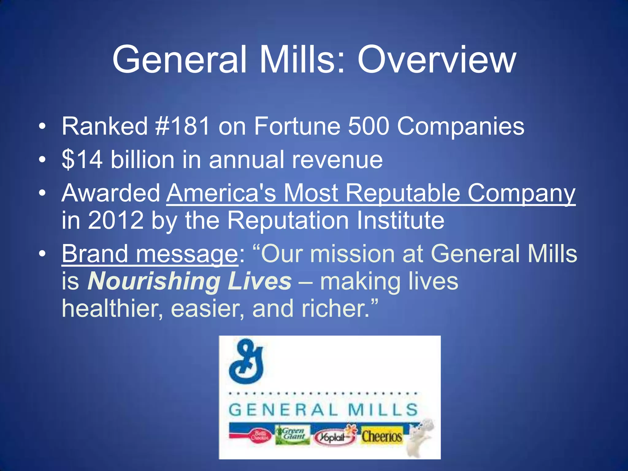 General Mills vs Kraft Foods | PPTX
