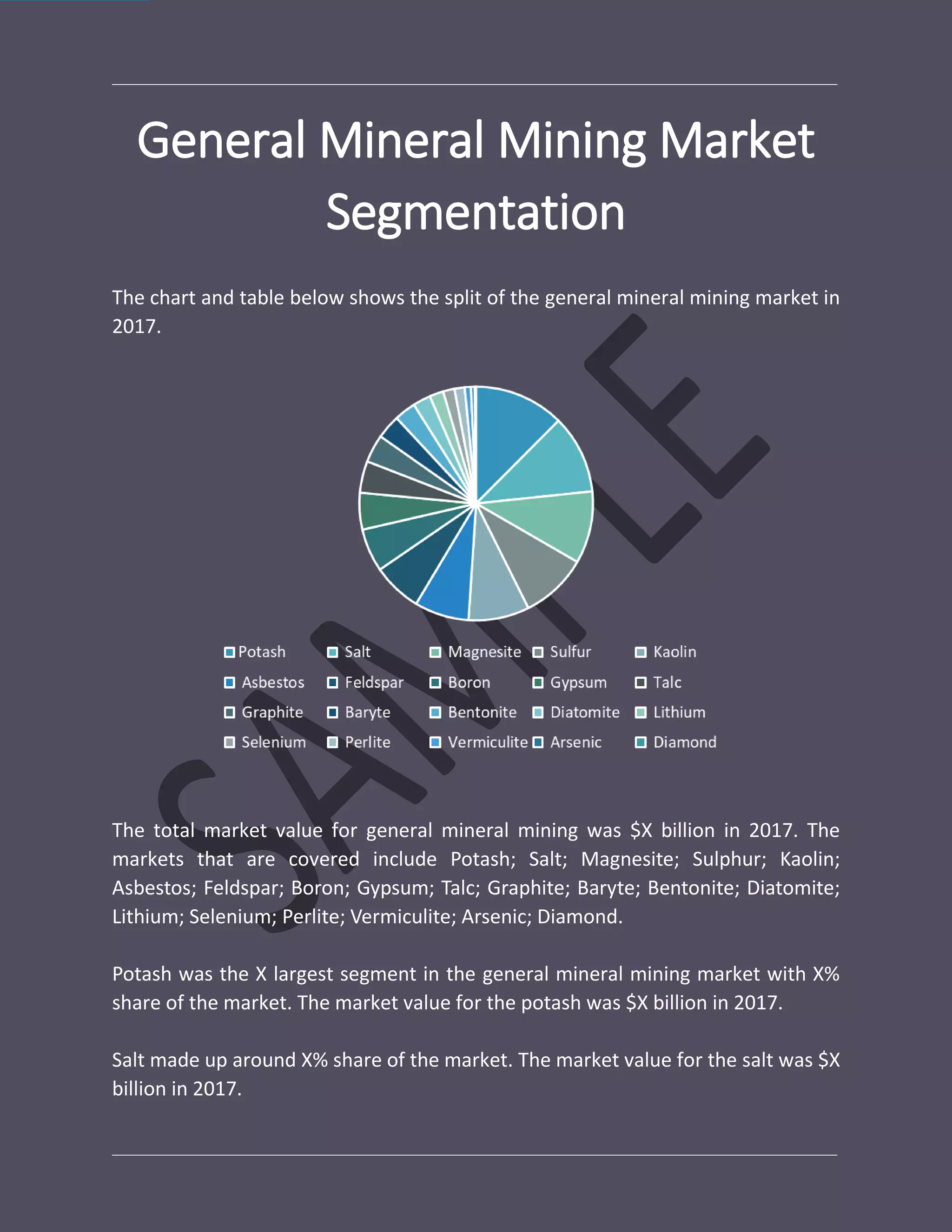 General mineral mining_global_marketreport_2018_sample | PDF