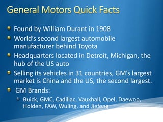 General motors | PPTX