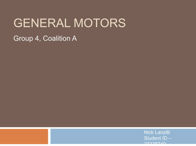 General motors | PPT