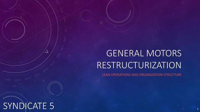 General motors case study | PPTX