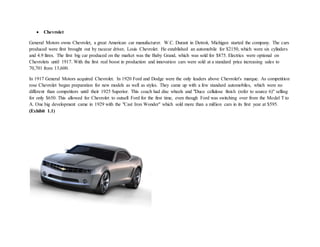 General motors project | DOCX
