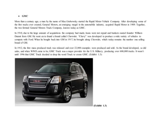 General motors project | DOCX