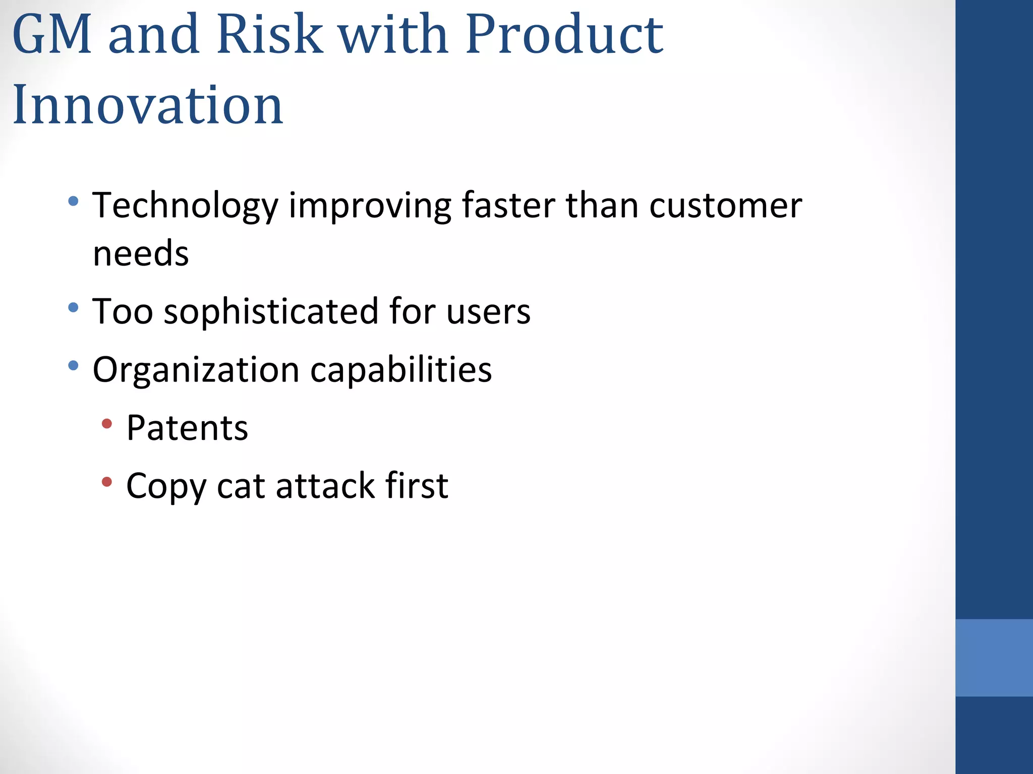 General Motors New Product and Process Innovation | PPT