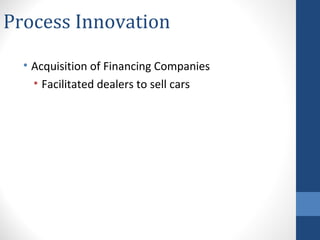 General Motors New Product and Process Innovation | PPT