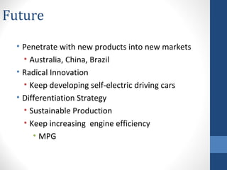 General Motors New Product and Process Innovation | PPT