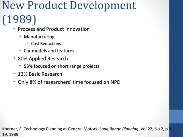 General Motors New Product and Process Innovation | PPT | Automotive ...