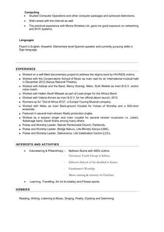 General music profile | PDF