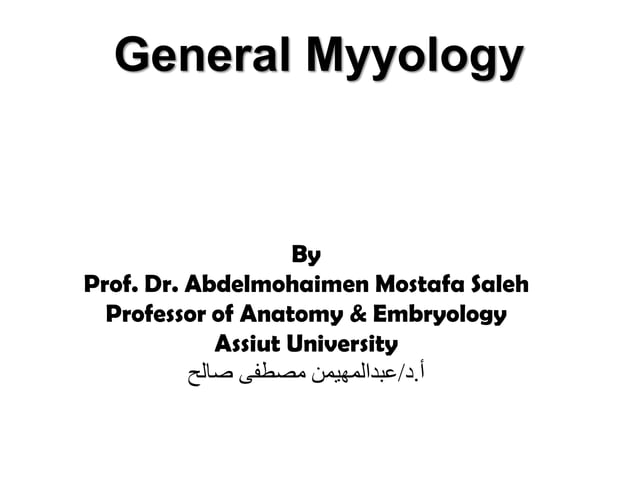 General myology copy | PPT