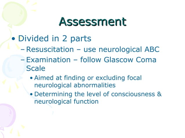 General neurological assessment | PPT | Brain and Nervous System ...