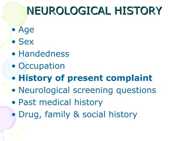 General neurological assessment | PPT | Brain and Nervous System ...