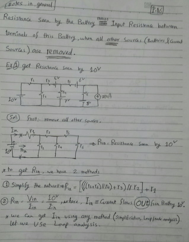 Electric Circuits Class (Handout 9) | PDF