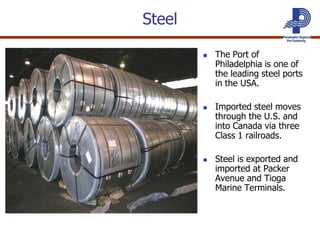 Port of Philadelphia Overview | PDF | Logistics | Business