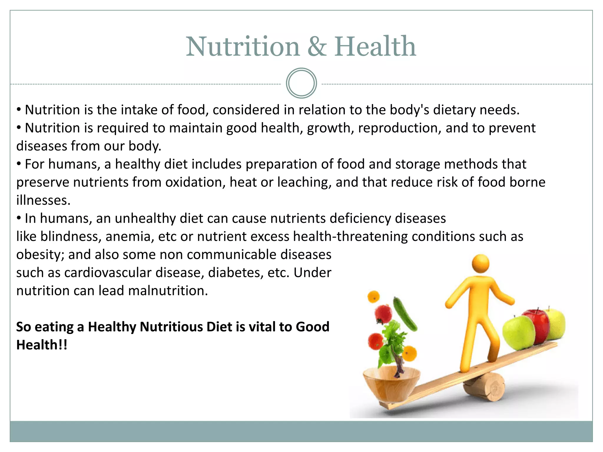 General nutrition and health information | PDF