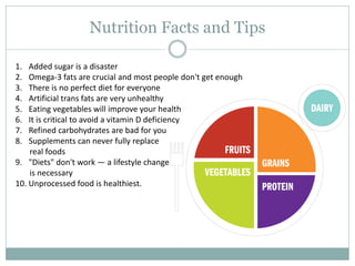 General nutrition and health information | PDF
