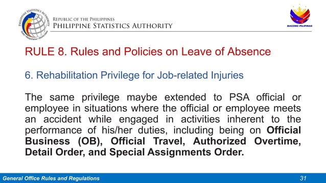 General Office Rules and Regulations (PPM).pptx