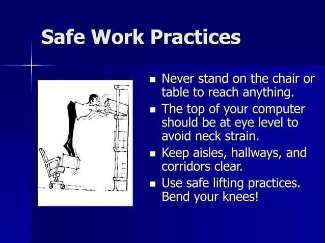 GeneralOfficeSafety fr building management | PPT