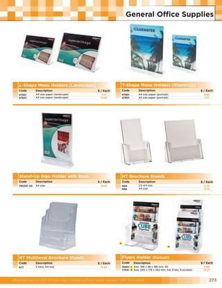 General office supplies | PDF