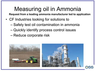 Anhydrous Ammonia Measurement for oil and water | PPTX
