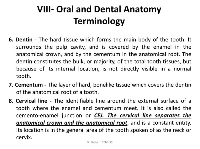 General oral and dental anatomy | PPT