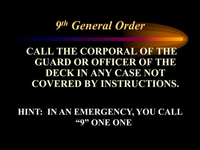 General Orders Of The Sentry | PDF | Golf | Sports