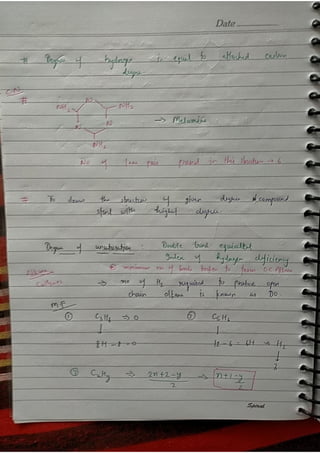 General organic chemistry.pdf class 12 important notes for jee mains | PDF