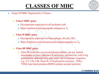 General organization and inheritance of MHC | PPTX