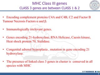 General organization and inheritance of MHC | PPTX