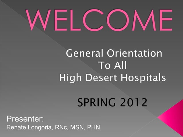 VVC Nursing : General Student Orientation : Spring 2012 | PPT