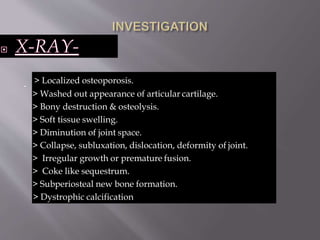 General outline of musculoskeletal tuberculosis by dr ashutosh | PPTX