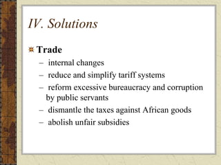 General overview of african economics | PPTX