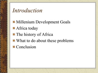 General overview of african economics | PPTX
