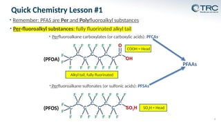 Les per- et poly-fluoroalkylées: GENERAL OVERVIEW OF PFAS'S.pptx