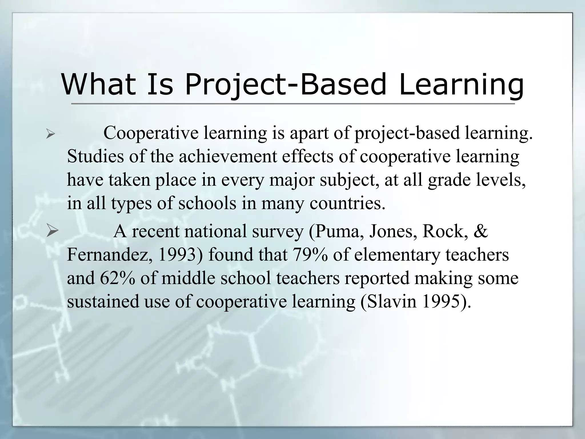General overview of project based learning ppt final | PDF