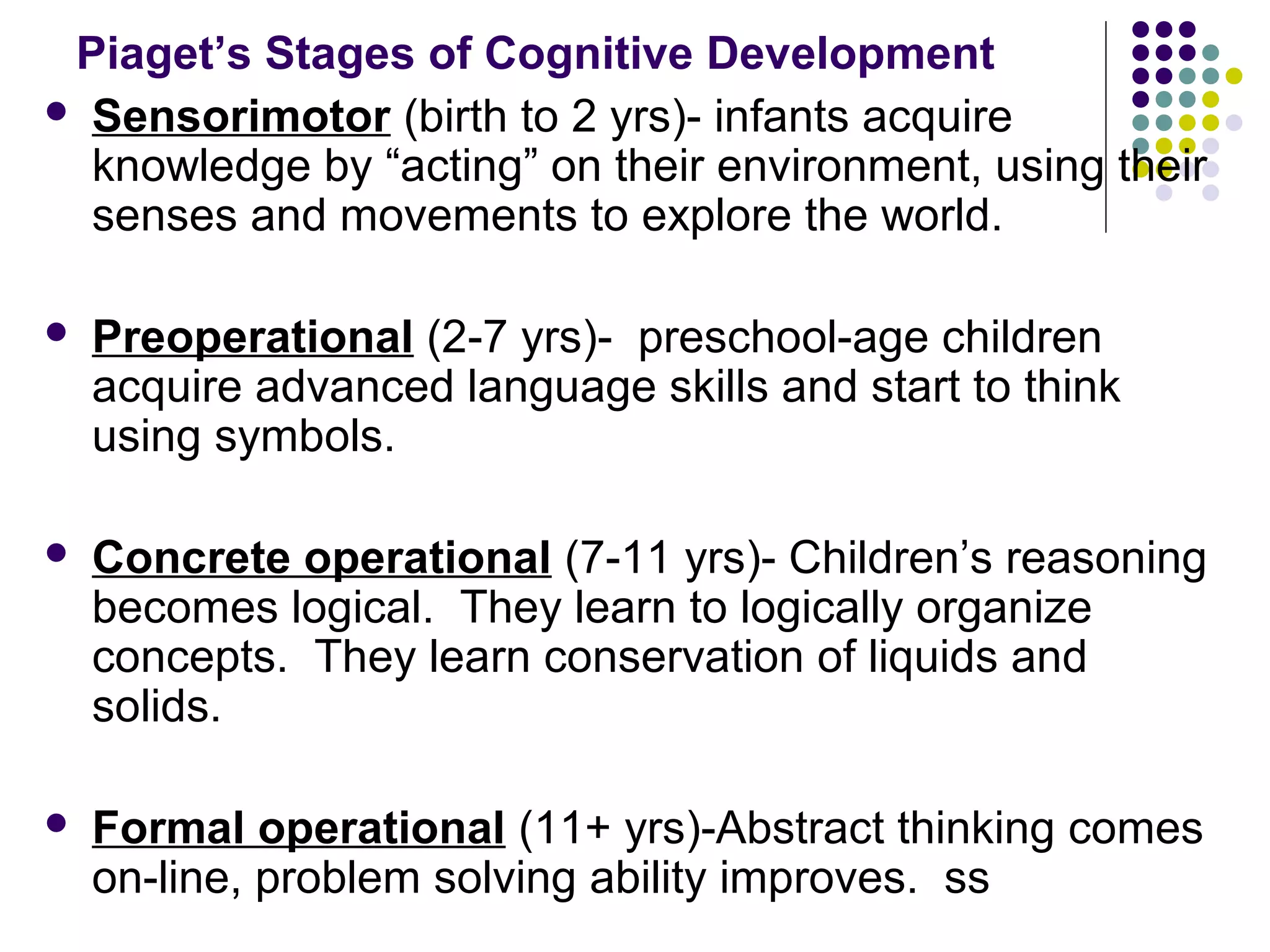 General overview of theories of developmental psych | PPT