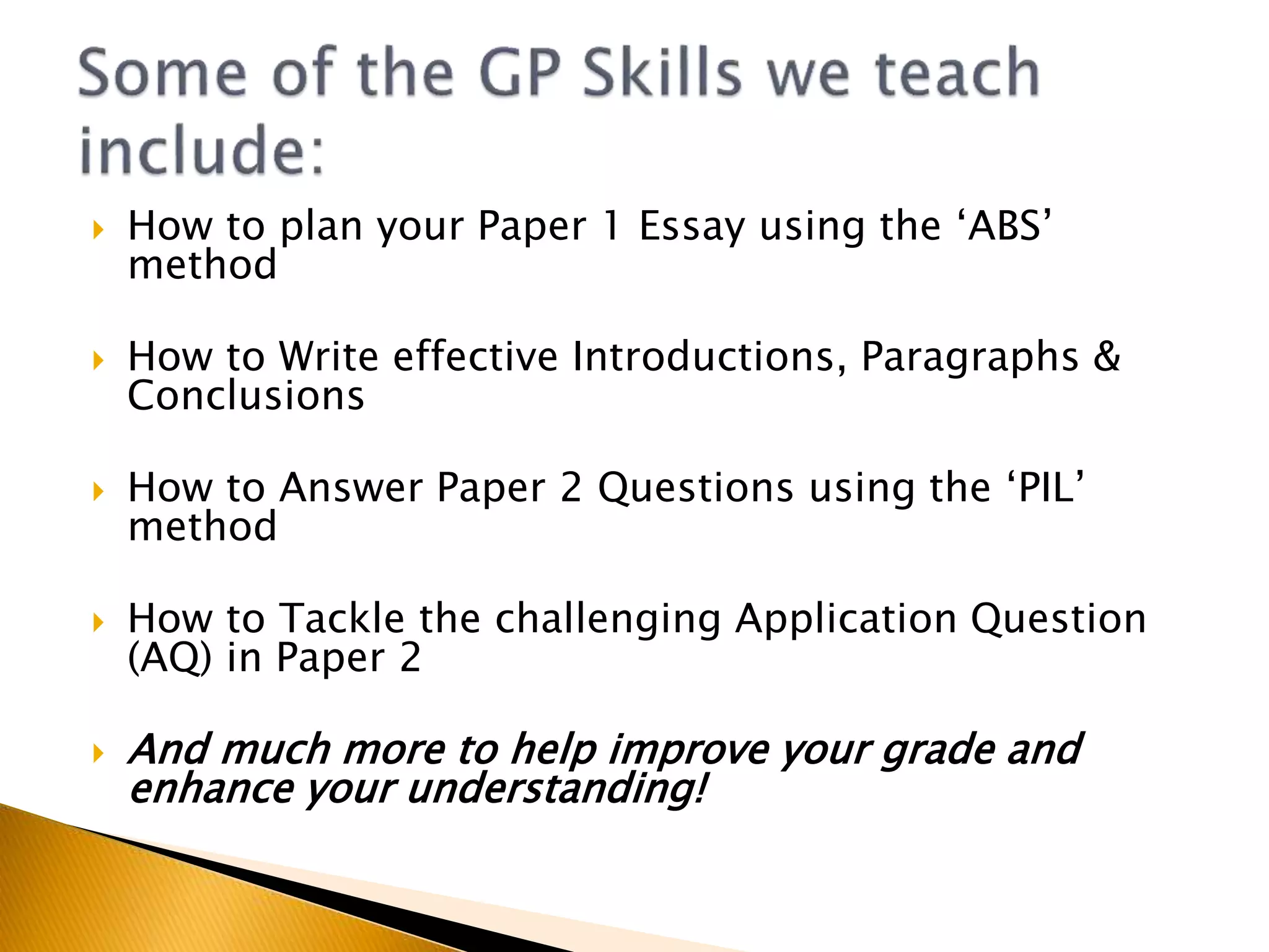 General paper | PPT