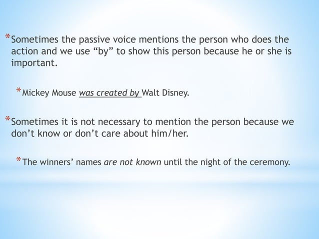 General passive presentation | PPT