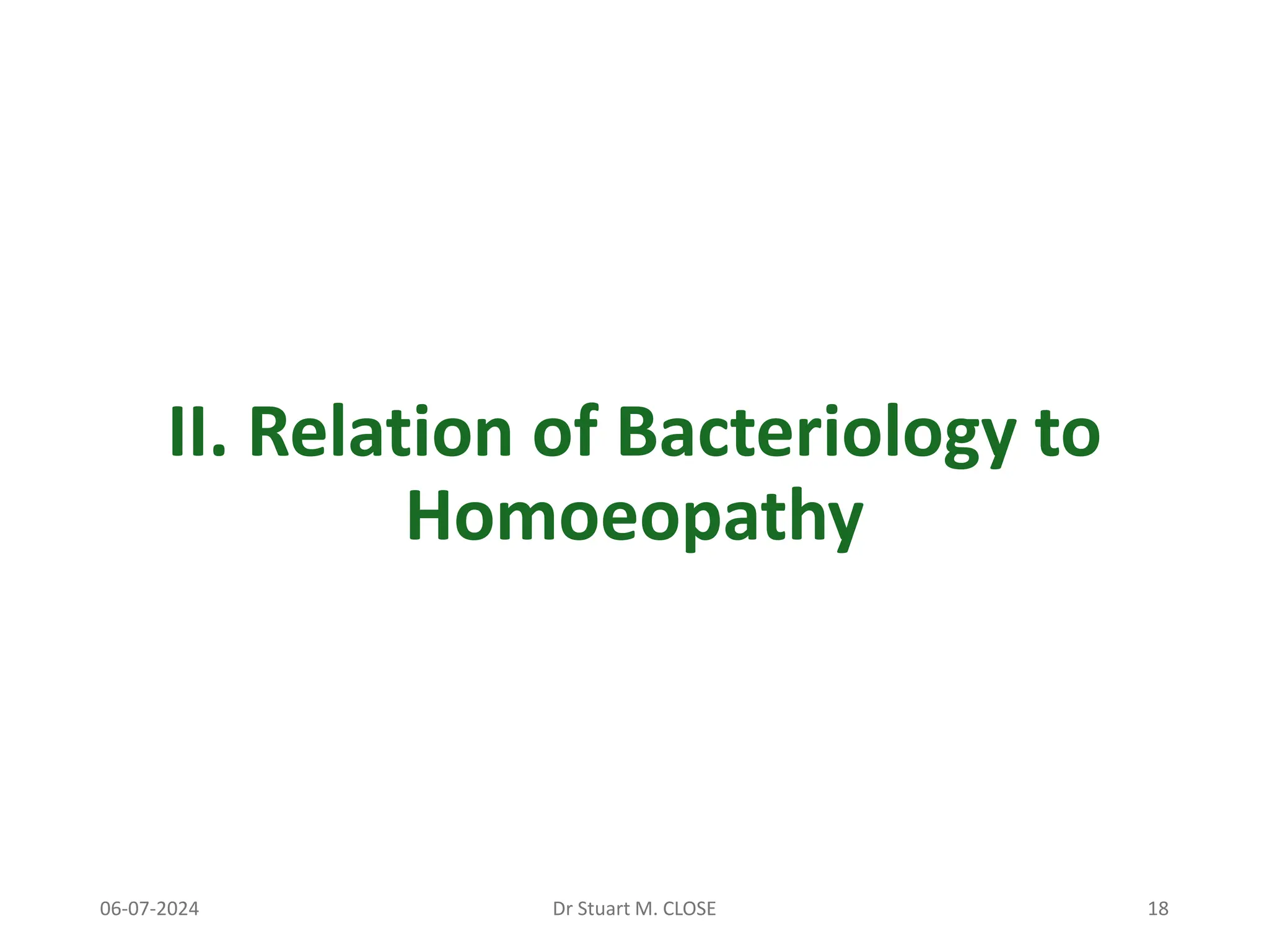 Chapter VIII - General Pathology of Homœopathy: Stuart Close | PPTX