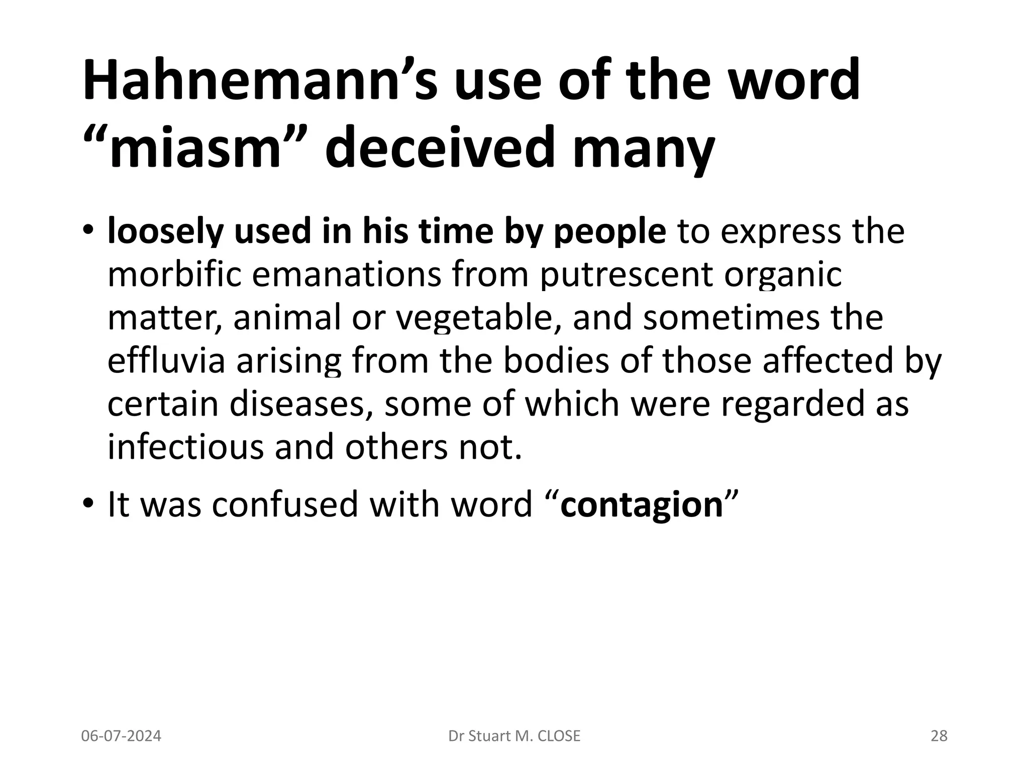 Chapter VIII - General Pathology of Homœopathy: Stuart Close | PPTX