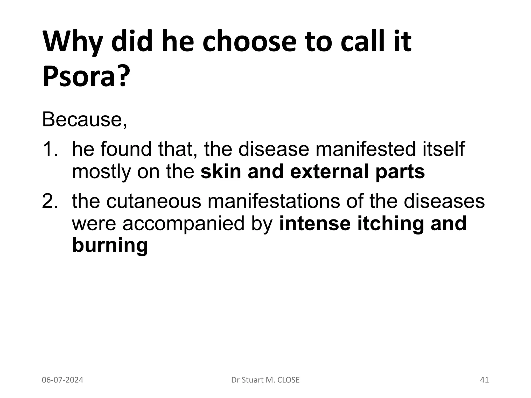 Chapter VIII - General Pathology of Homœopathy: Stuart Close | PPTX